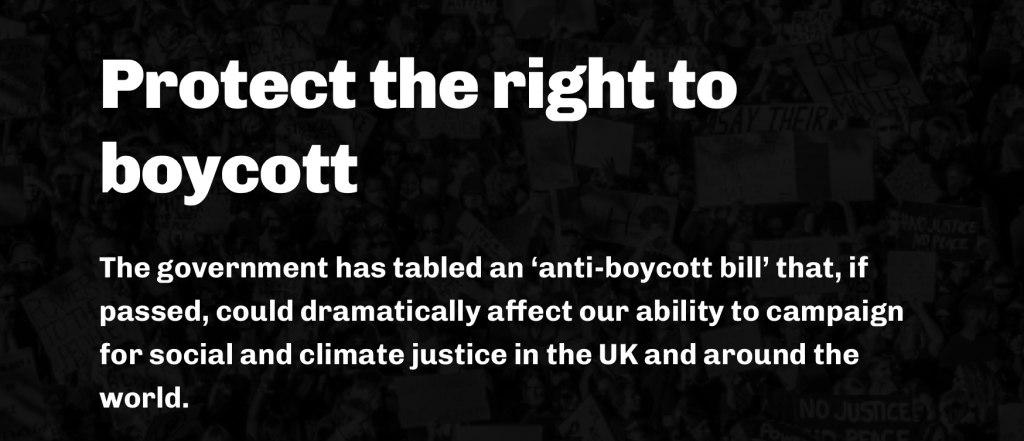 National Right To Boycott – Day of Action